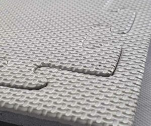 20mm Parlour Pit Mats Black/Grey 1m x 1m - Stable Mats Parlour Mats Ireland